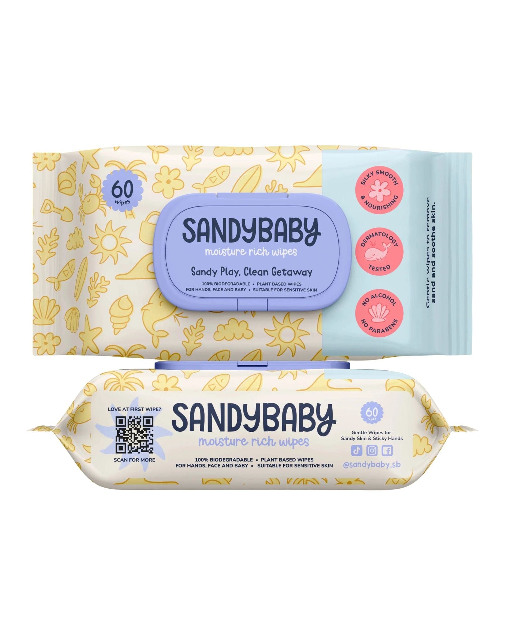 Sandy Baby- Moisture Rich Wipes